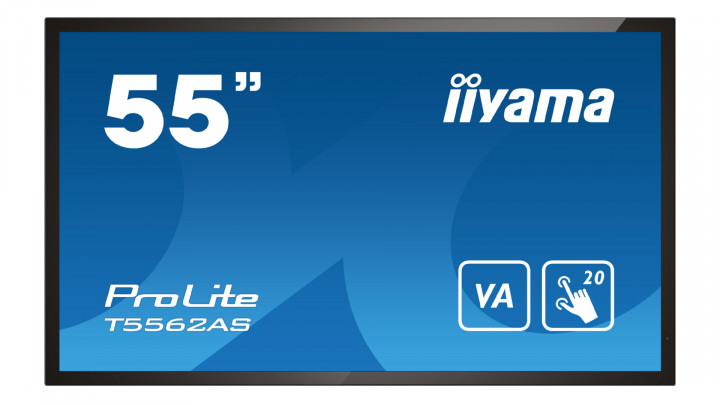Monitor Wielkoformatowy Iiyama Prolite T5562as B1 Multi Touch 55 4k Va