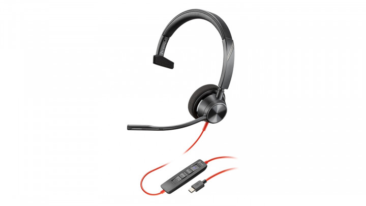 Słuchawki przewodowe HP Poly Blackwire 3310 Mono Microsoft Teams USB-C ...